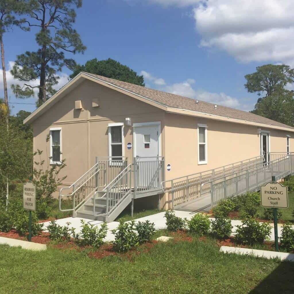 Faith Baptist Church Modular Building in Vero Beach, Florida